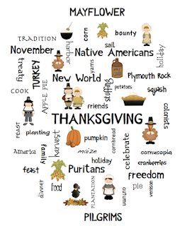 Teacher Park: Thanksgiving Five Kernels of Corn and Thanksgiving Word ...