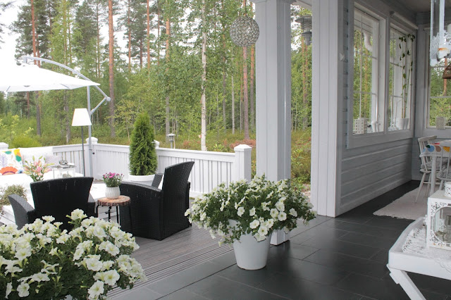 k o t i p o r s t u a: Terassi ja lasikuisti