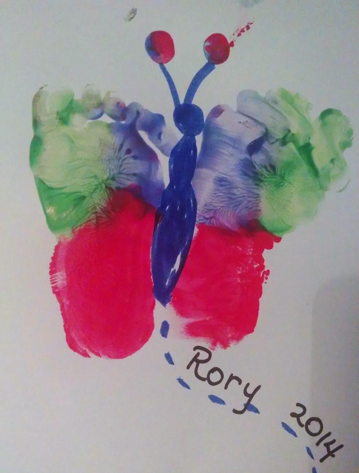 Mrs. O'Daniels: Spring Has Sprung - Hands and Feet Art