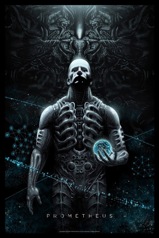 INSIDE THE ROCK POSTER FRAME BLOG: Prometheus Marko Manev Poster ...