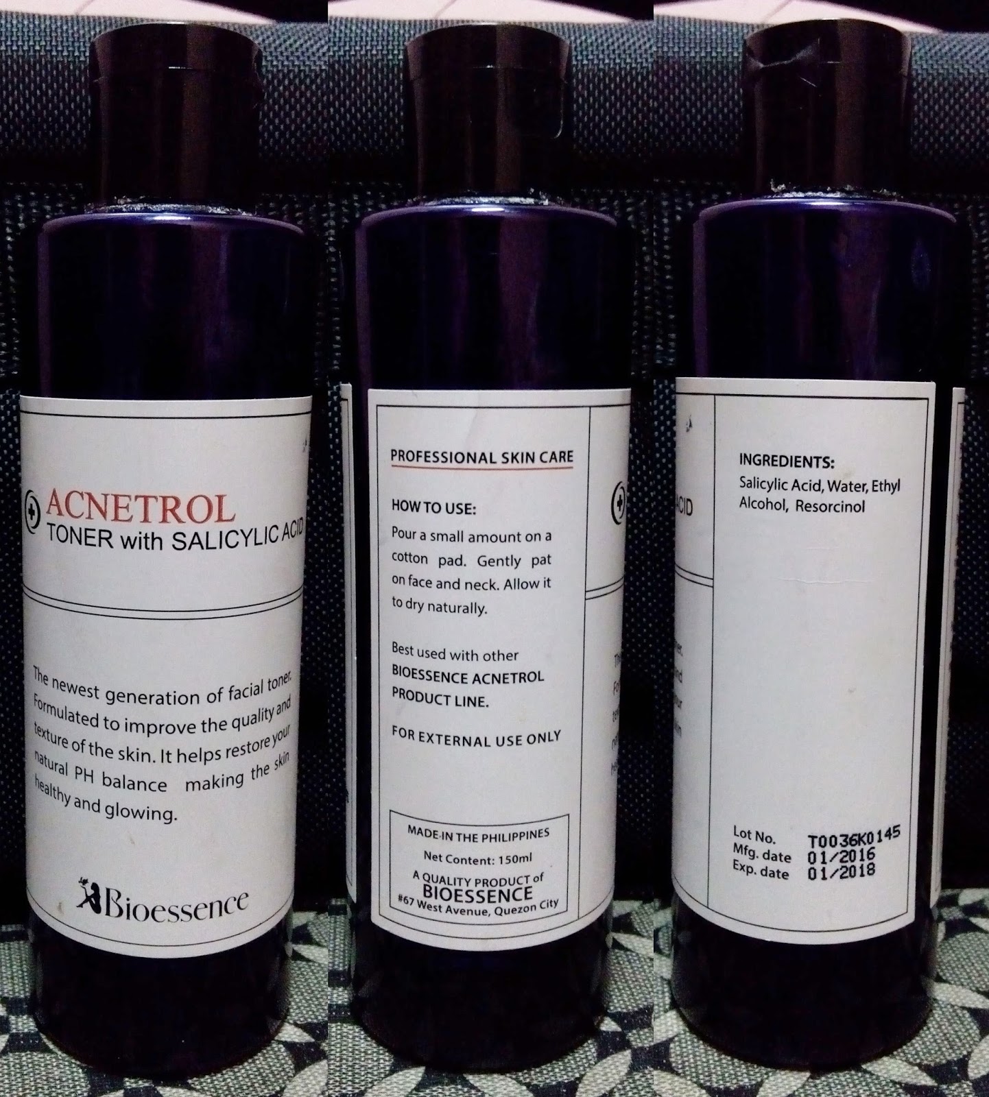 Hanna Nicolas ♥: Bioessence Acnetrol Toner, AB Liquid and Sulfur Soap ...