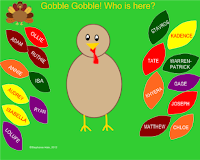 Free Thanksgiving Turkey Smartboard Attendance Check-In Boards ...