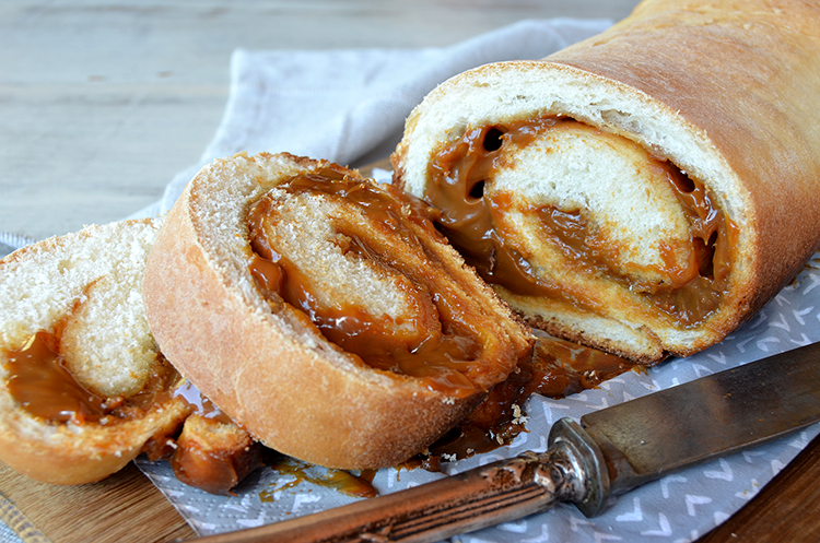 Pan relleno con dulce de leche / Recetas dulces, fáciles y ricas ...