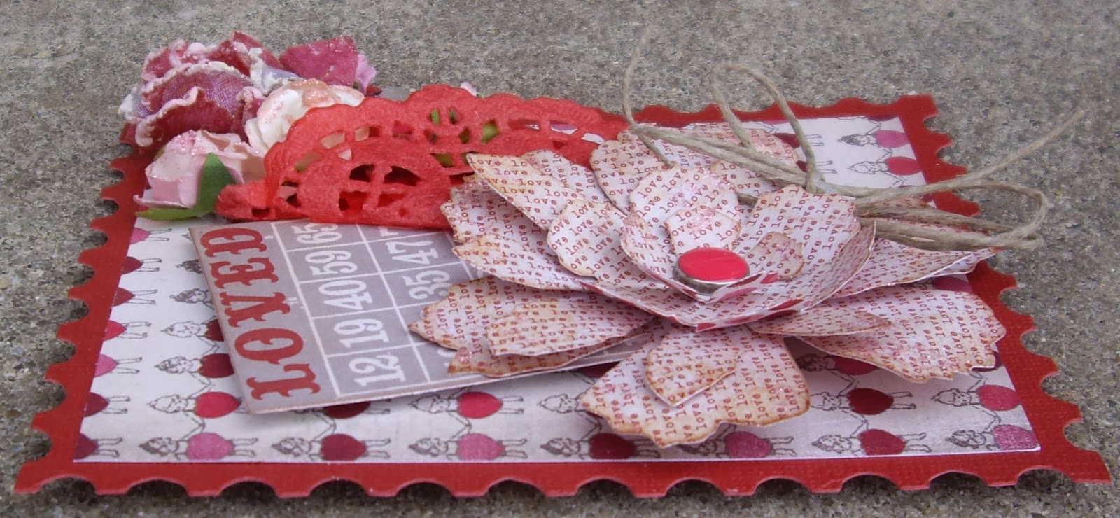 Creating with Paper and Bows: Postage Stamp Cards