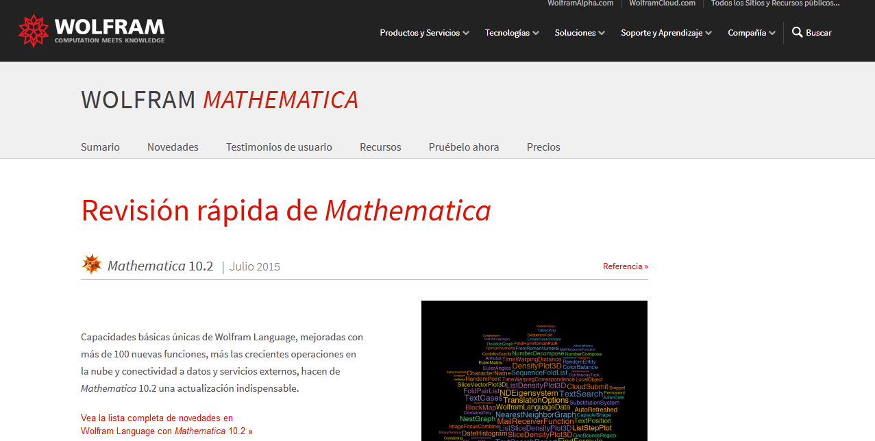 UCE Facultad de Ingeniería y Ciencias Aplicadas: Wolfram, Mathematica 10.3