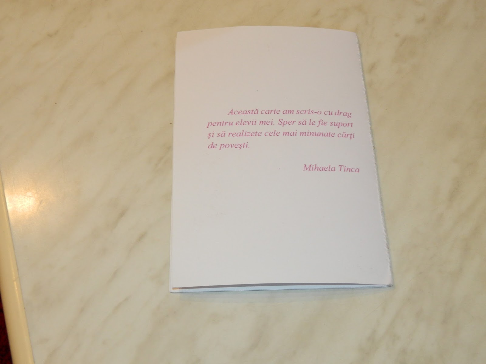 Prietenii lui Isteţilă: Proiect "Cartea mea"