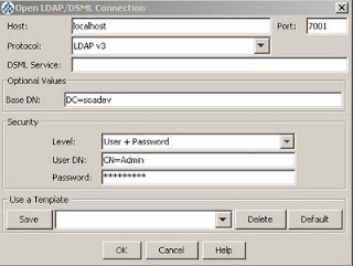 Java mon amour: How to explore WebLogic internal LDAP with a LDAP browser