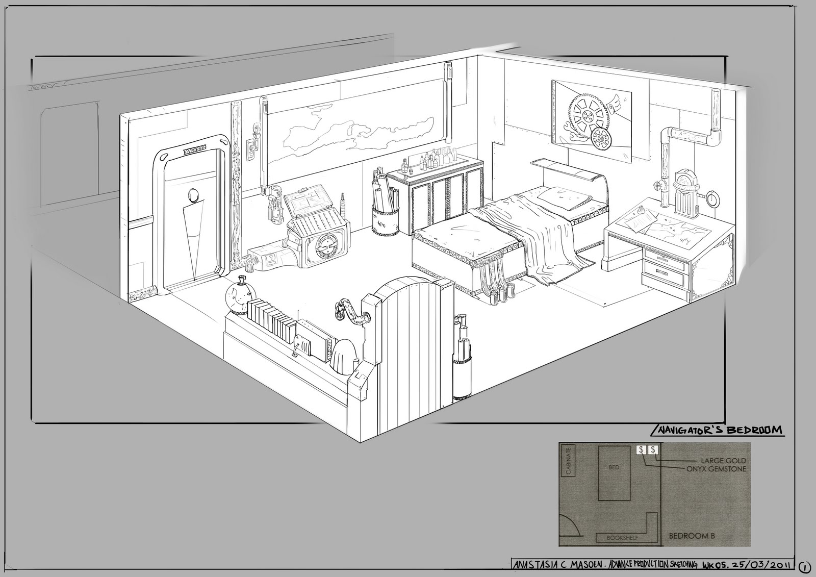AC Masoen: Background -Explanatory Drawing practice