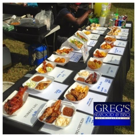 Greg's Seafood & BBQ (and more): Menu