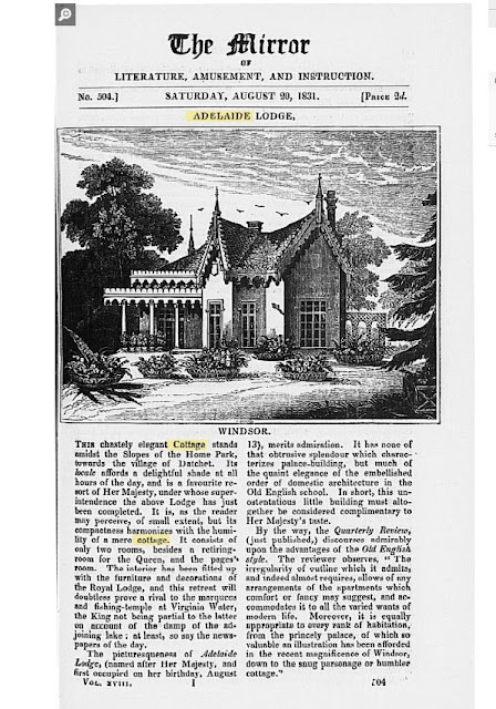 Royal Musings: Adelaide Cottage - the new home for the Cambridges