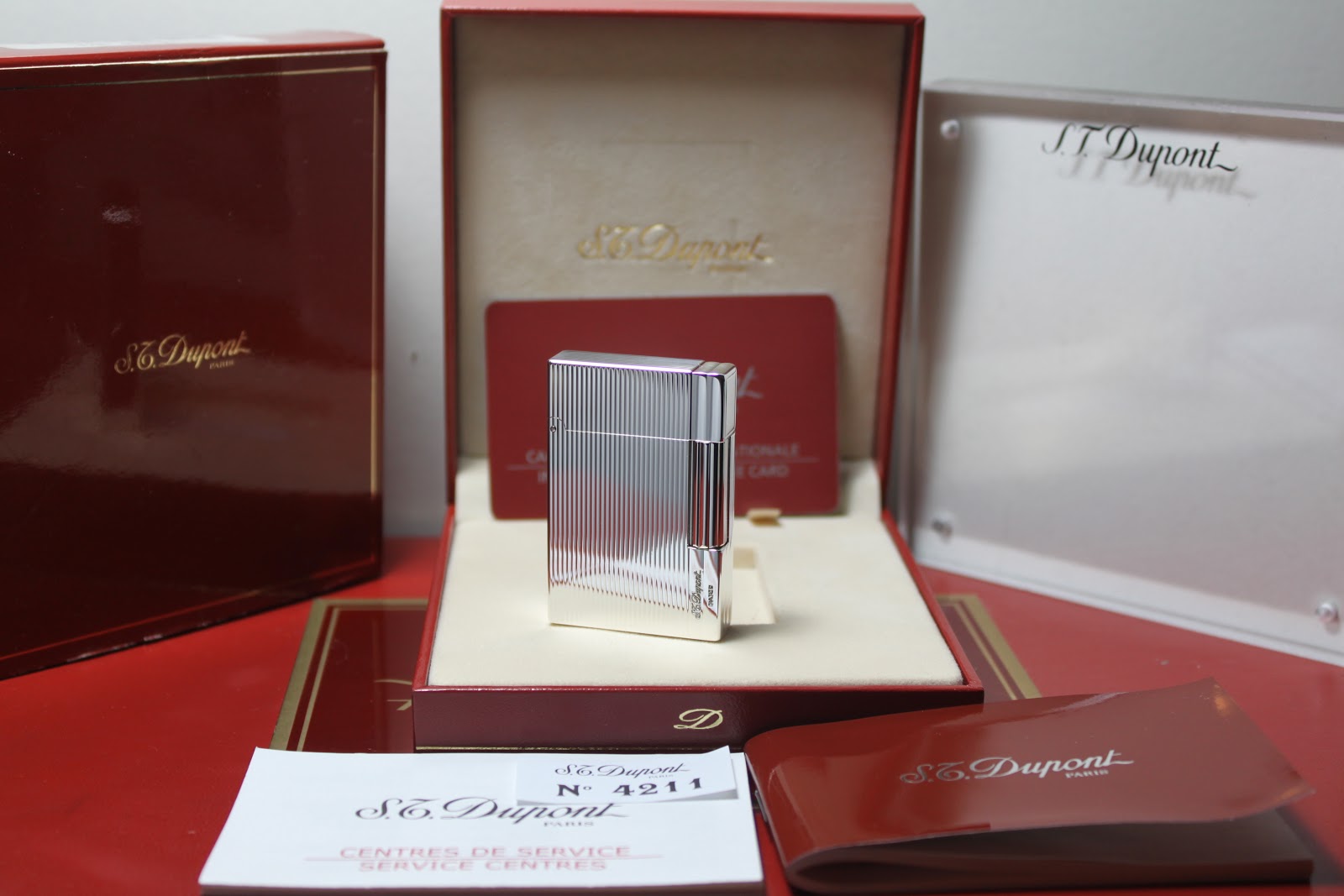 ziq S.T. DUPONT collections: ORIGINAL S.T.DUPONT GATSBY SILVER PLAQUE ...