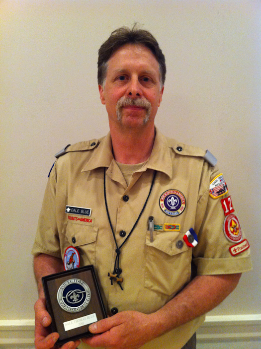 Troop 12 Framingham: District Award of Merit goes to Dale Blue