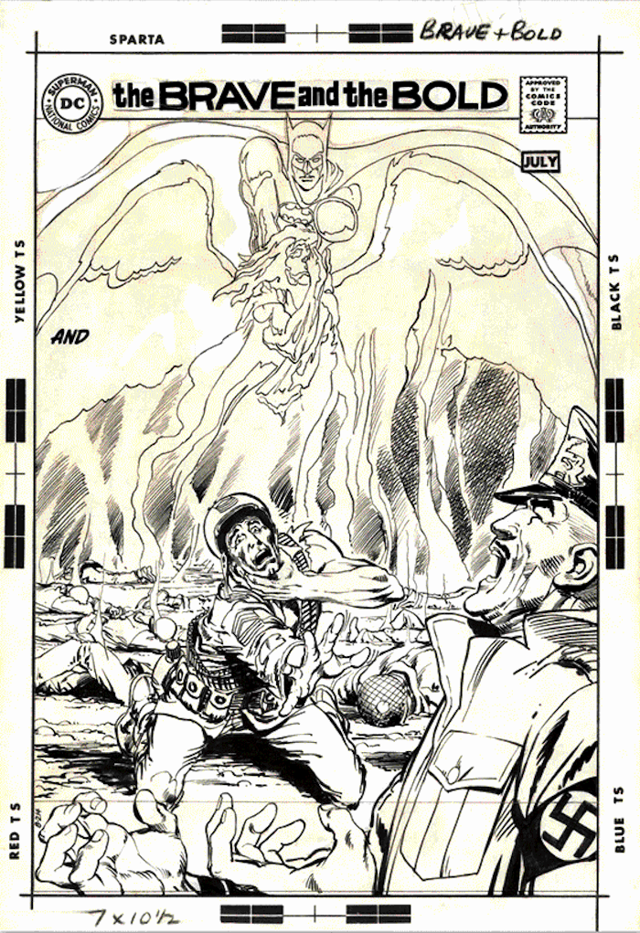Neal Adams original art - Brave and the Bold #84 unpublished cover ...