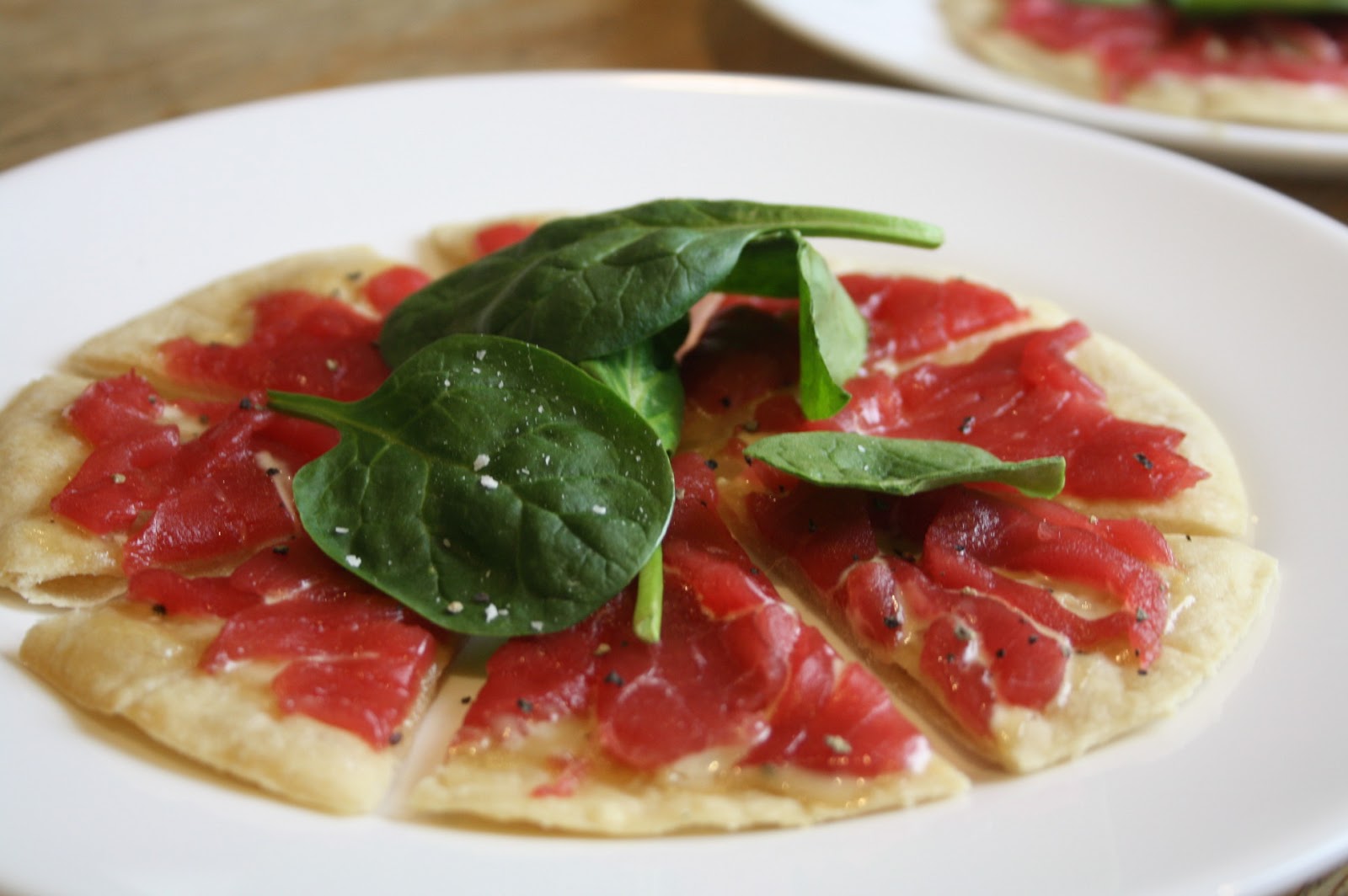 'Big Eye' Tuna Tart with Creamy Truffle Ponzu