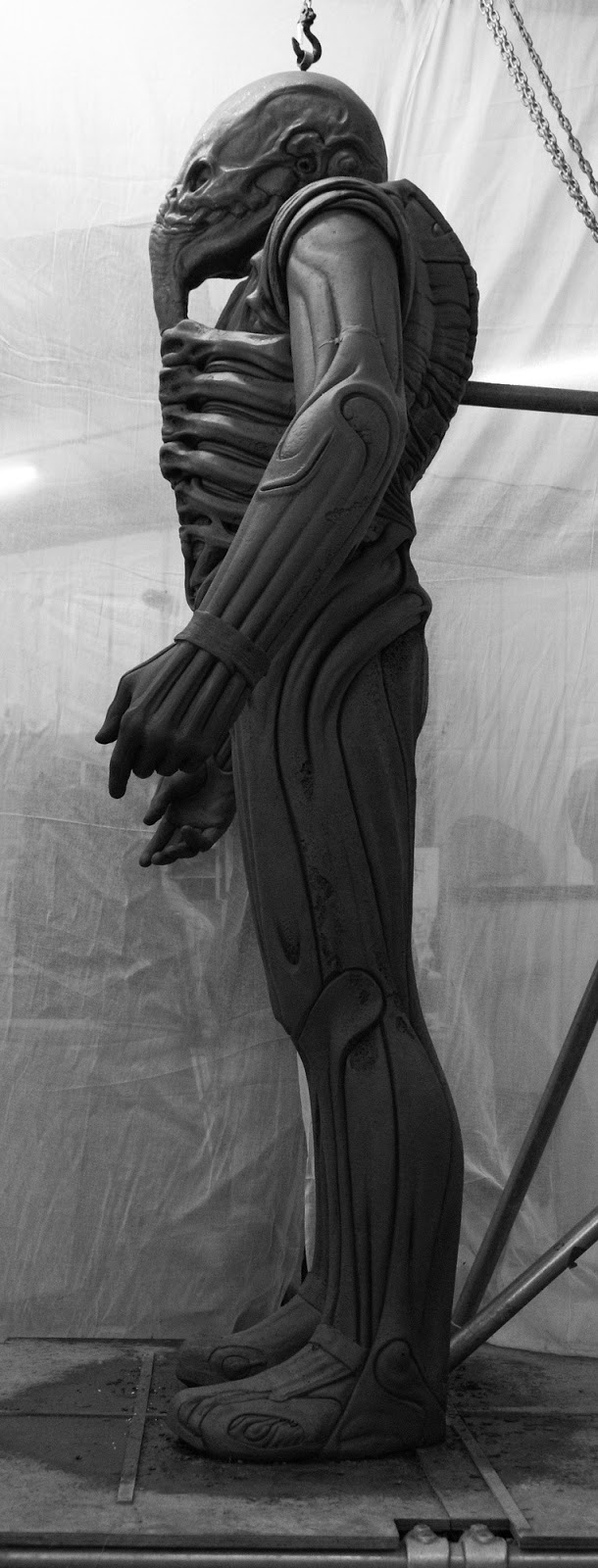 Alien Explorations: Prometheus: Engineer flight suit sculpture by Luke ...