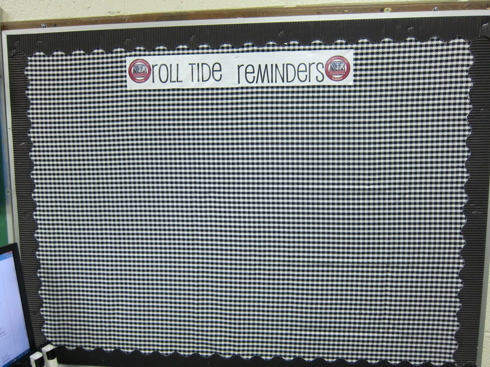 Teaching with Love...in Heels: Roll Tide Board