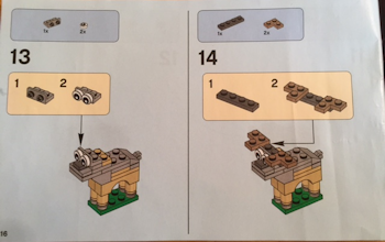 The Playful Otter: LEGO Build Up