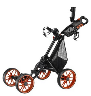 Golf Cart CaddyTek Caddy Cruiser One-Click Folding 4 Wheel