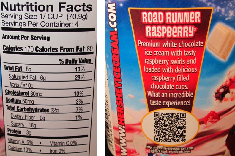 On Second Scoop: Ice Cream Reviews: Hershey's Roadrunner Raspberry Ice ...