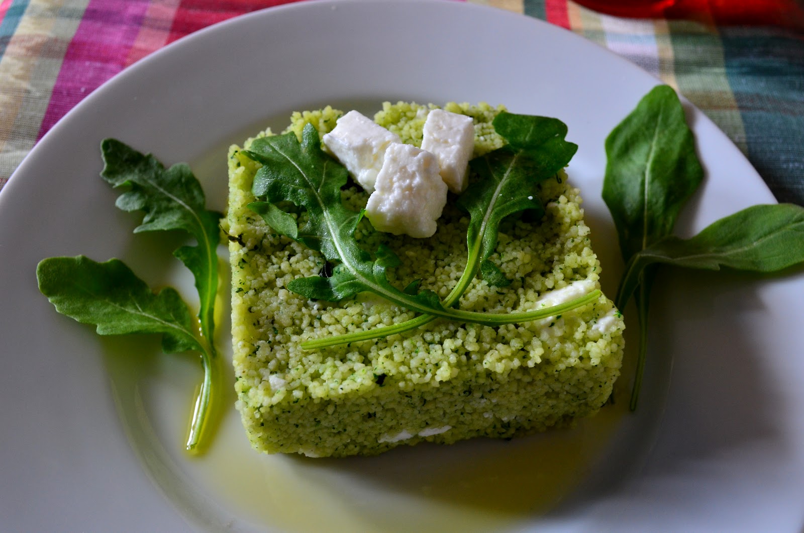 Sweet Life: Cous cous verde alla feta/Green Couscous with Feta Cheese