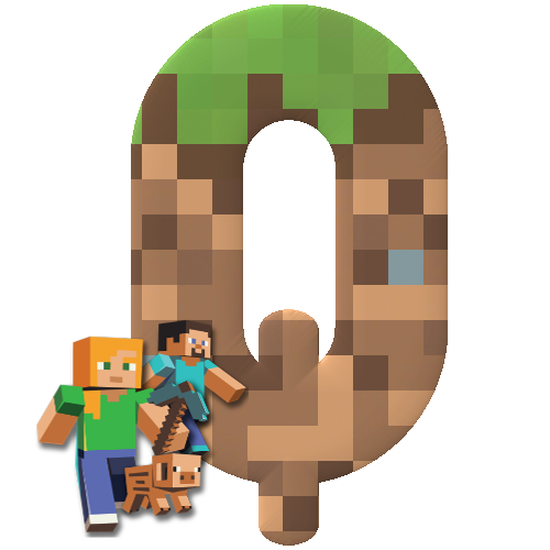 M. Michielin Alphabets: MINECRAFT ALPHABET LETTER PNG, #minecraft