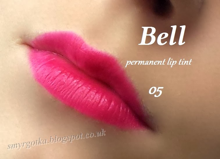 Confession of a beautyholic...: Bell, Permanent make up Lip tint 5