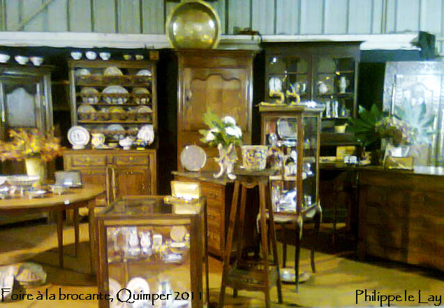 Brocante à Locronan: Foire à la brocante, Quimper, 11-13/11/2011