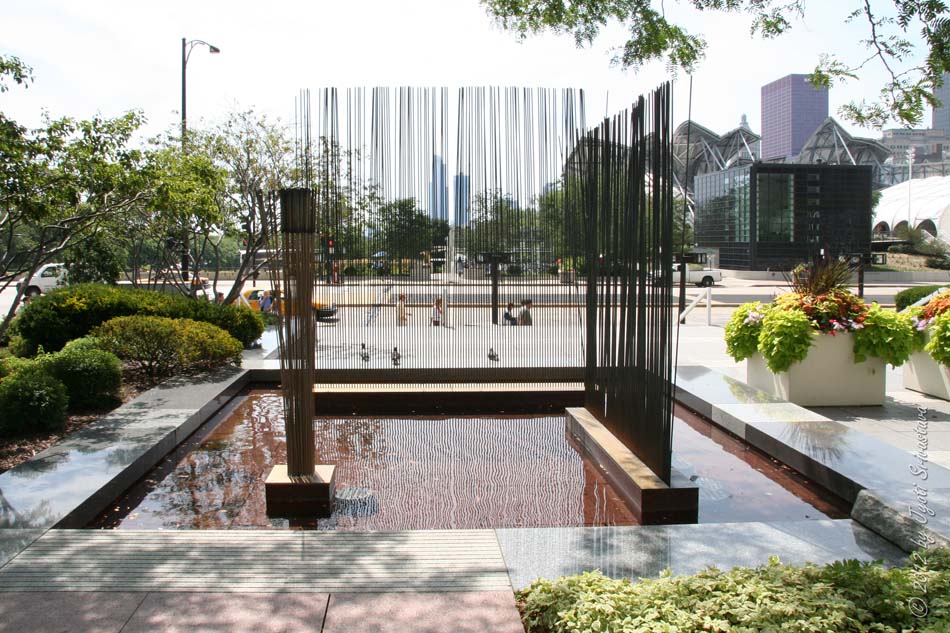 Public Art in Chicago: Aon Center Plaza [The Sounding Sculpture - by ...