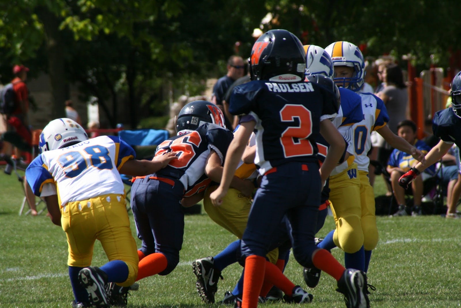 Wheaton Rams Team Black 73lbs: Wheaton Bowl vs. Warren