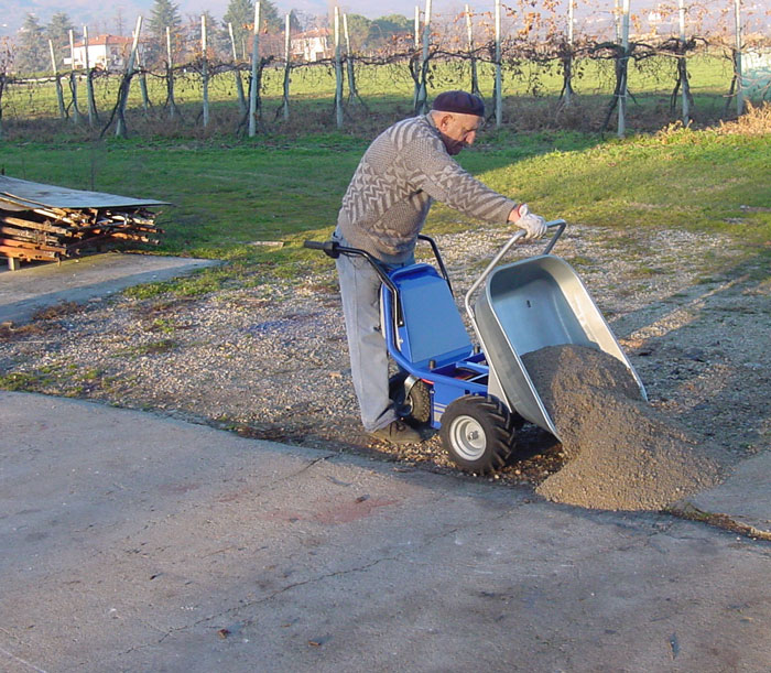 electric powered barrow model Brio by Zallys Italy