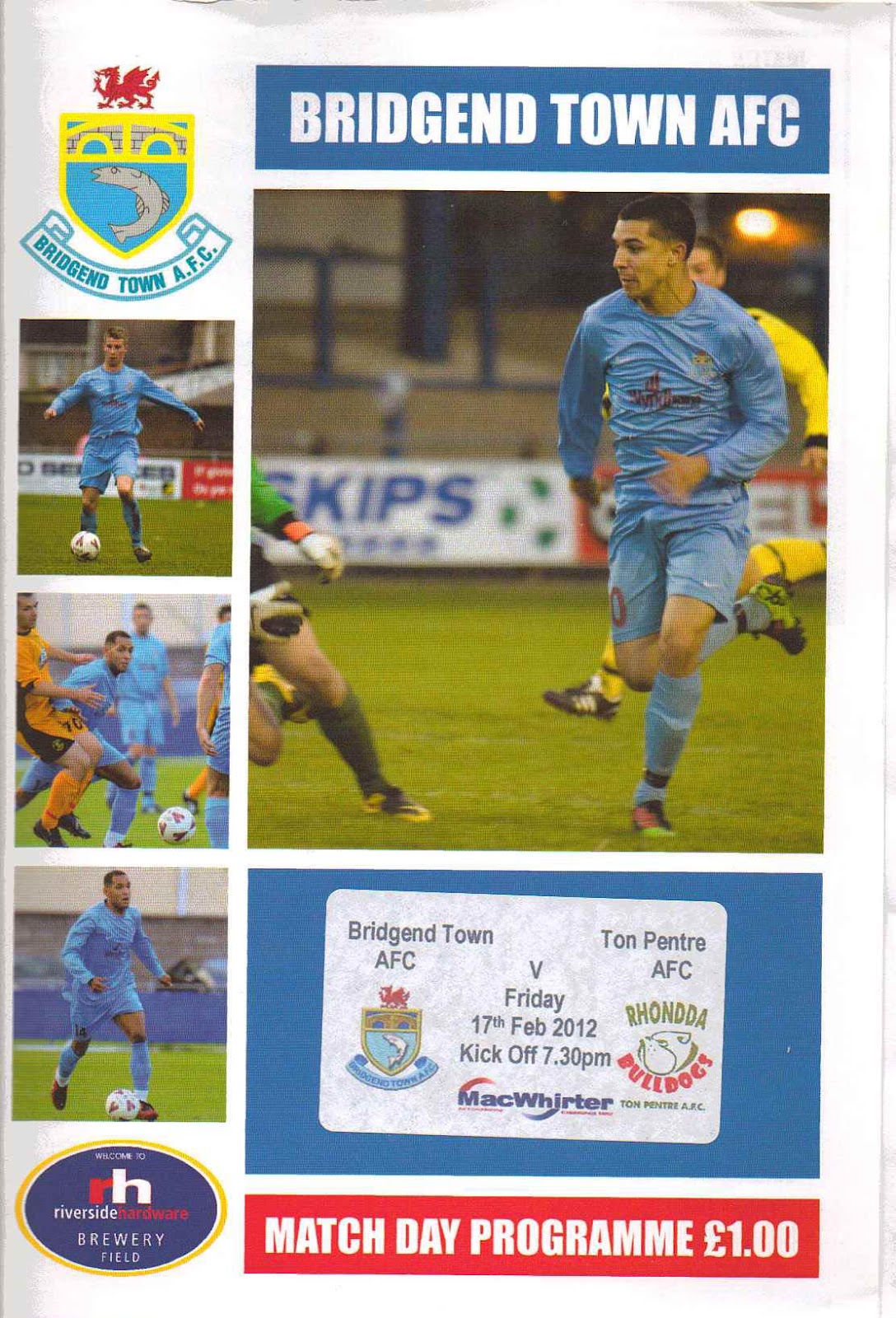 Bridgend Town v Ton Pentre