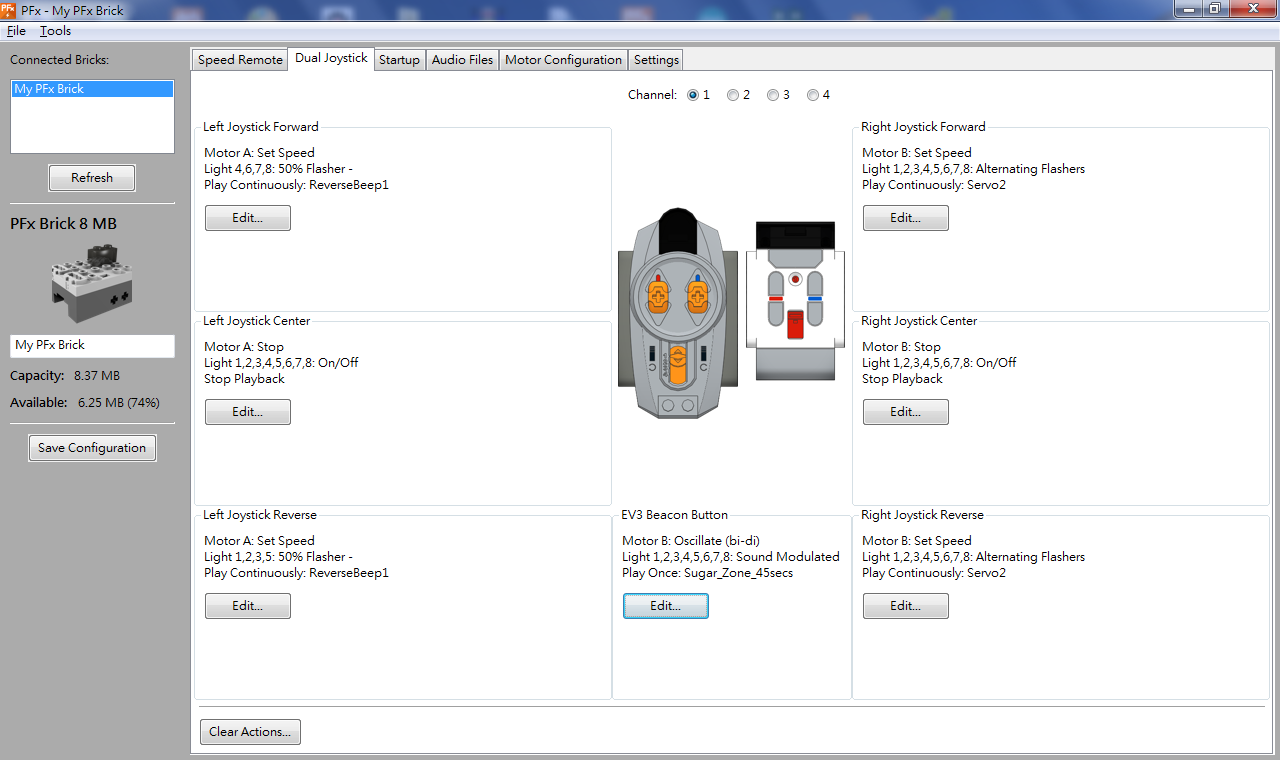 CH LEGO BLOG: 以 PFx Brick 運用 Under-actuation 建構具有三個自由度的 LEGO 搬運設備