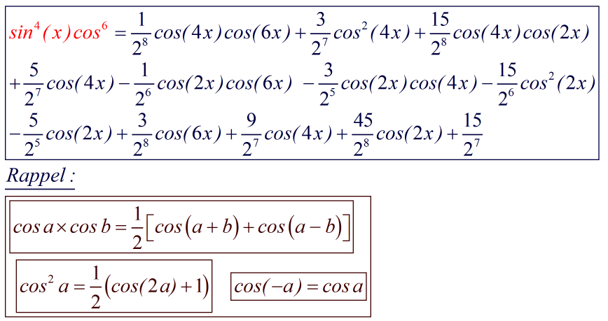 Integration of power of trig functions ( exponent: even) PART2/2 ...