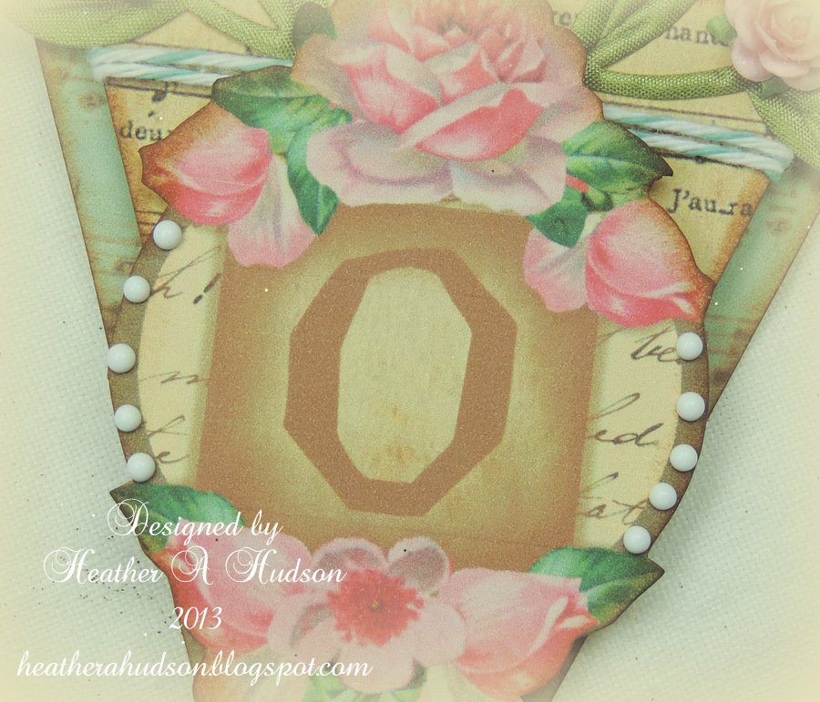 Heather A Hudson: Vintage Shabby Rose Banner Tutorial with Really ...