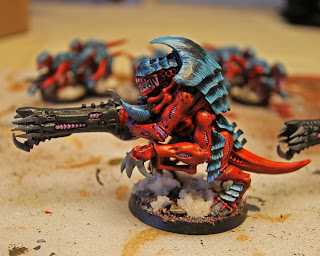 Dark Future Games: Hive Fleet Behemoth Hive Guard and Gants!