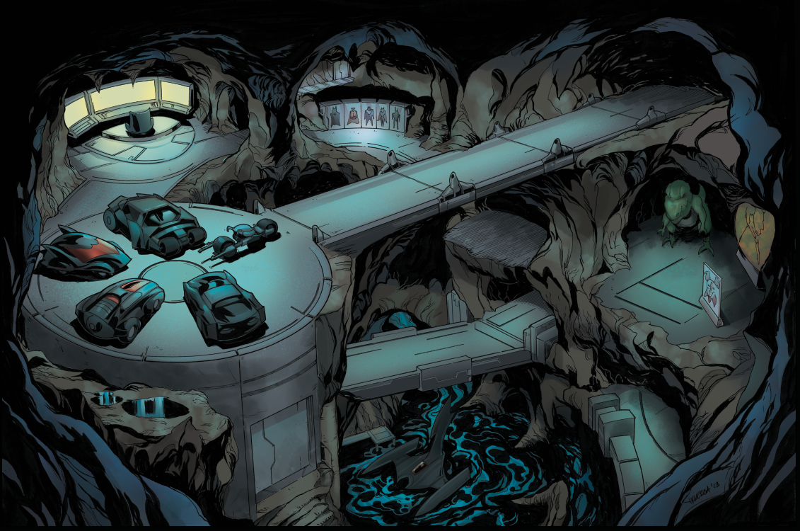 Drawesome: Batcave full process