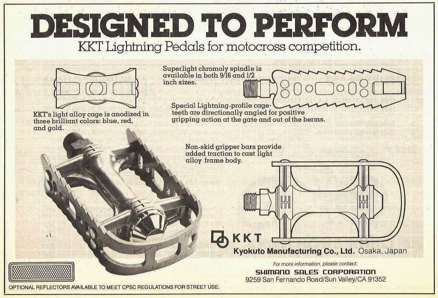 KKT FMX Alloy Lightning Pedals