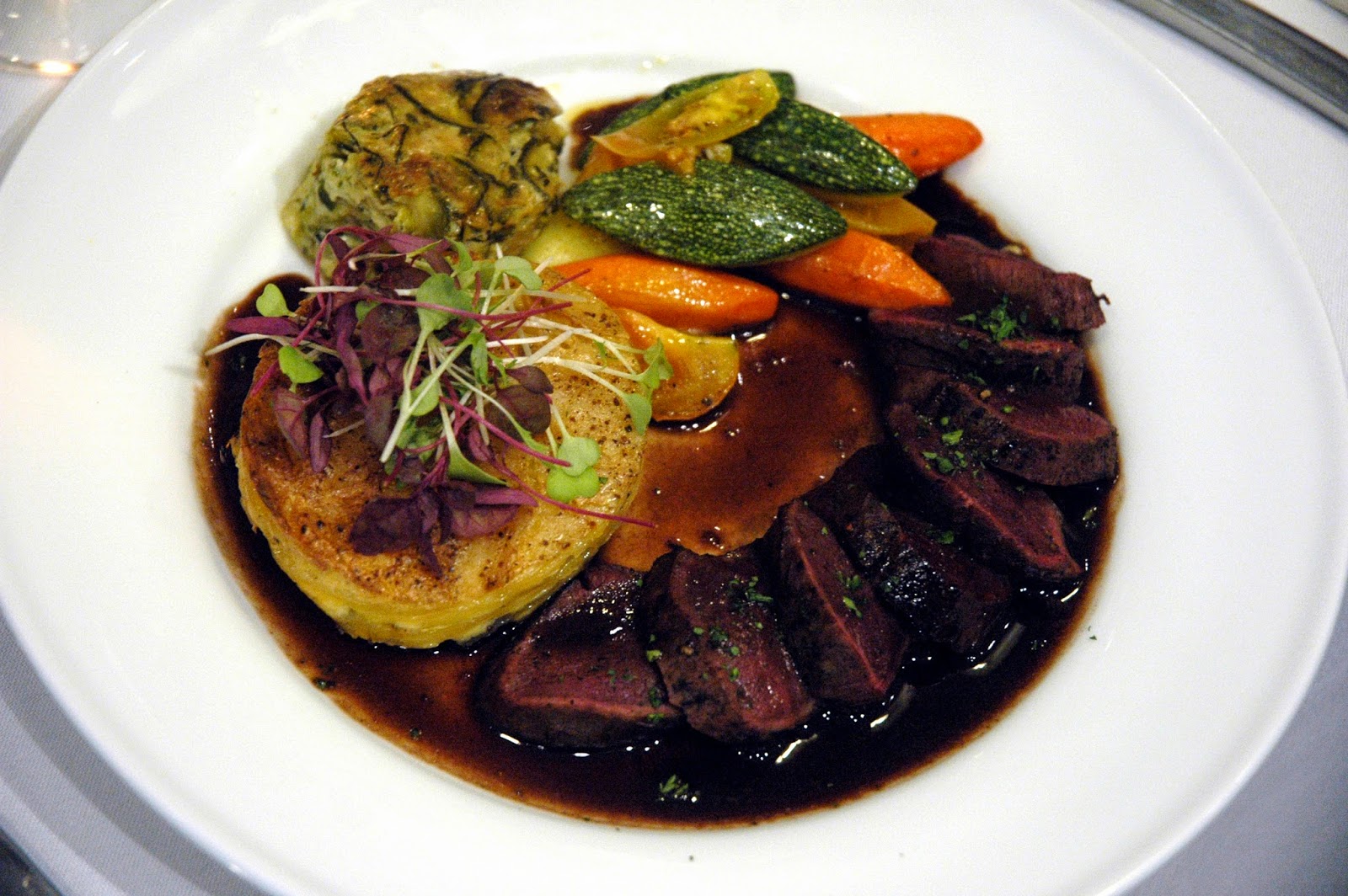 DUDE FOR FOOD: Le Jardin: Elegant French Cuisine High Above The Fort