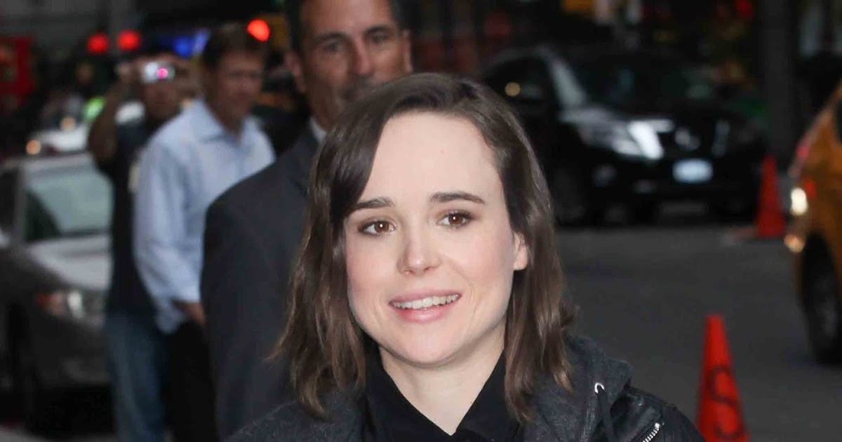 ELLEN PAGE @ LATE SHOW WITH STEPHEN COLBERT