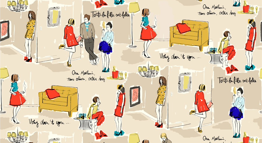 Kate Spade Mood Board #13 ~ The Rebellious Brides