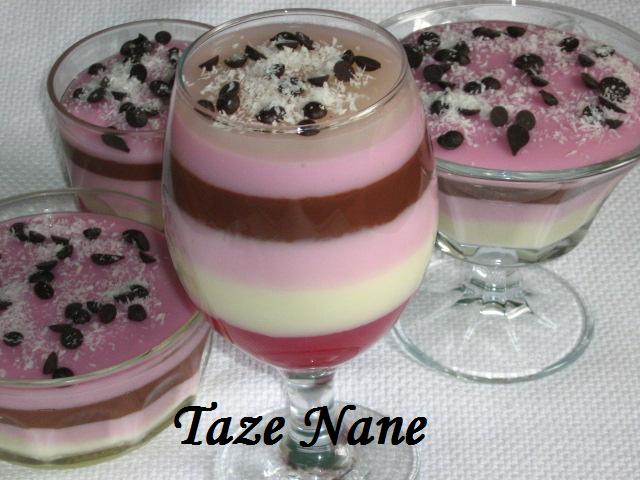 TAZE NANE: PUDİNG KATLARI