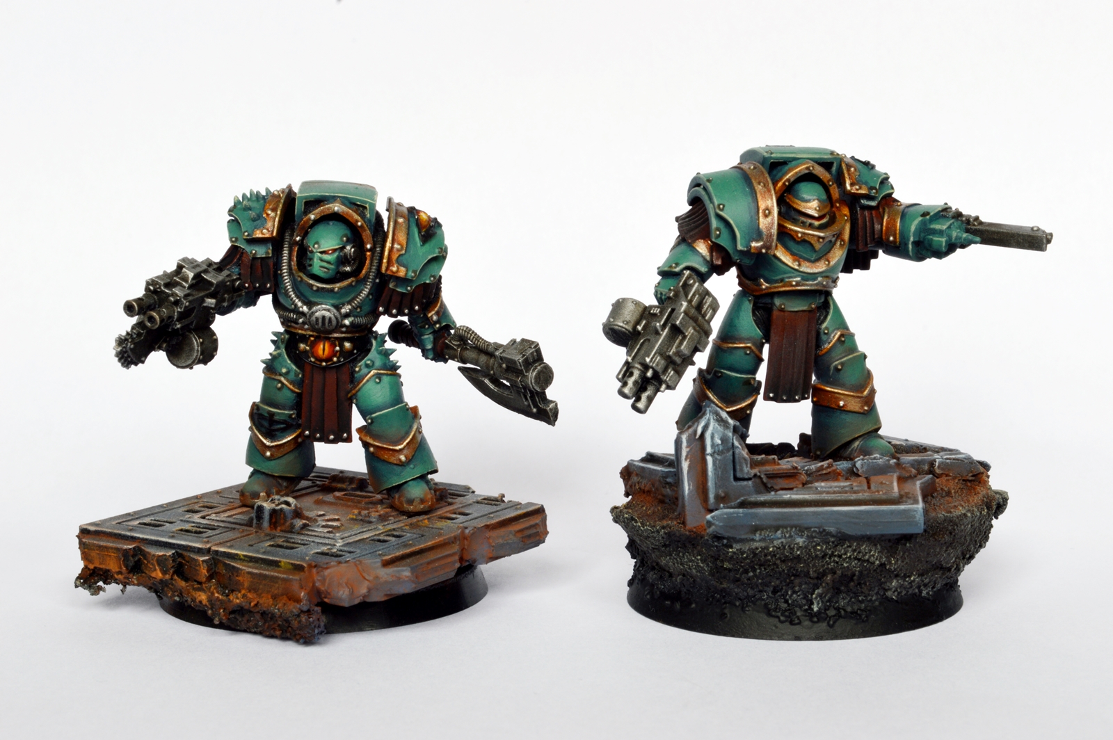 Showcase: Sons of Horus Terminators and Contemptor Dreadnought by ...