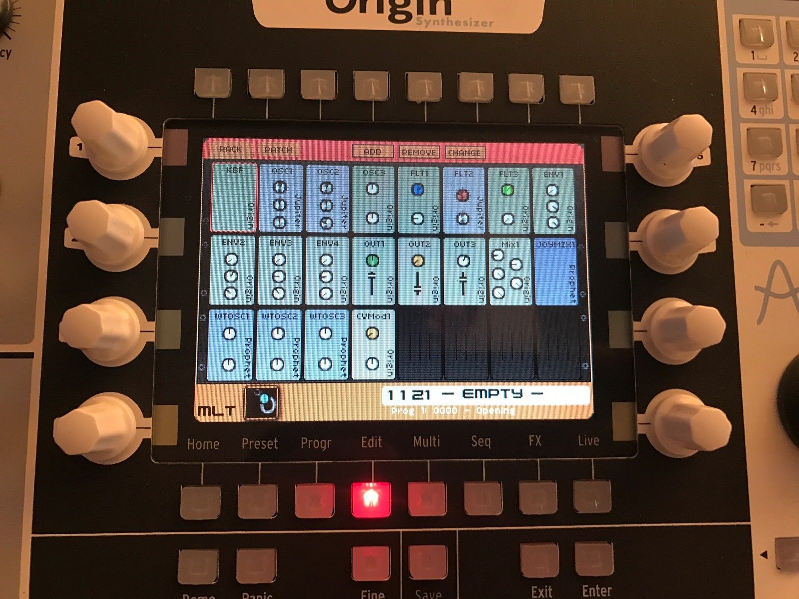 MATRIXSYNTH: Arturia Origin Virtual Modular Synth & Keyboard SN 00087
