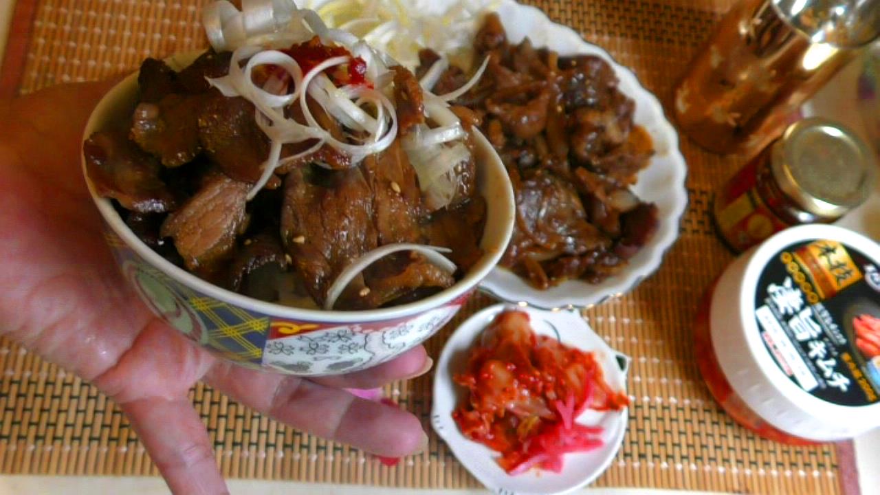 LUWEEH KITCHEN : BEEF KARUBI BOWL in YAKINIKU SAUCE