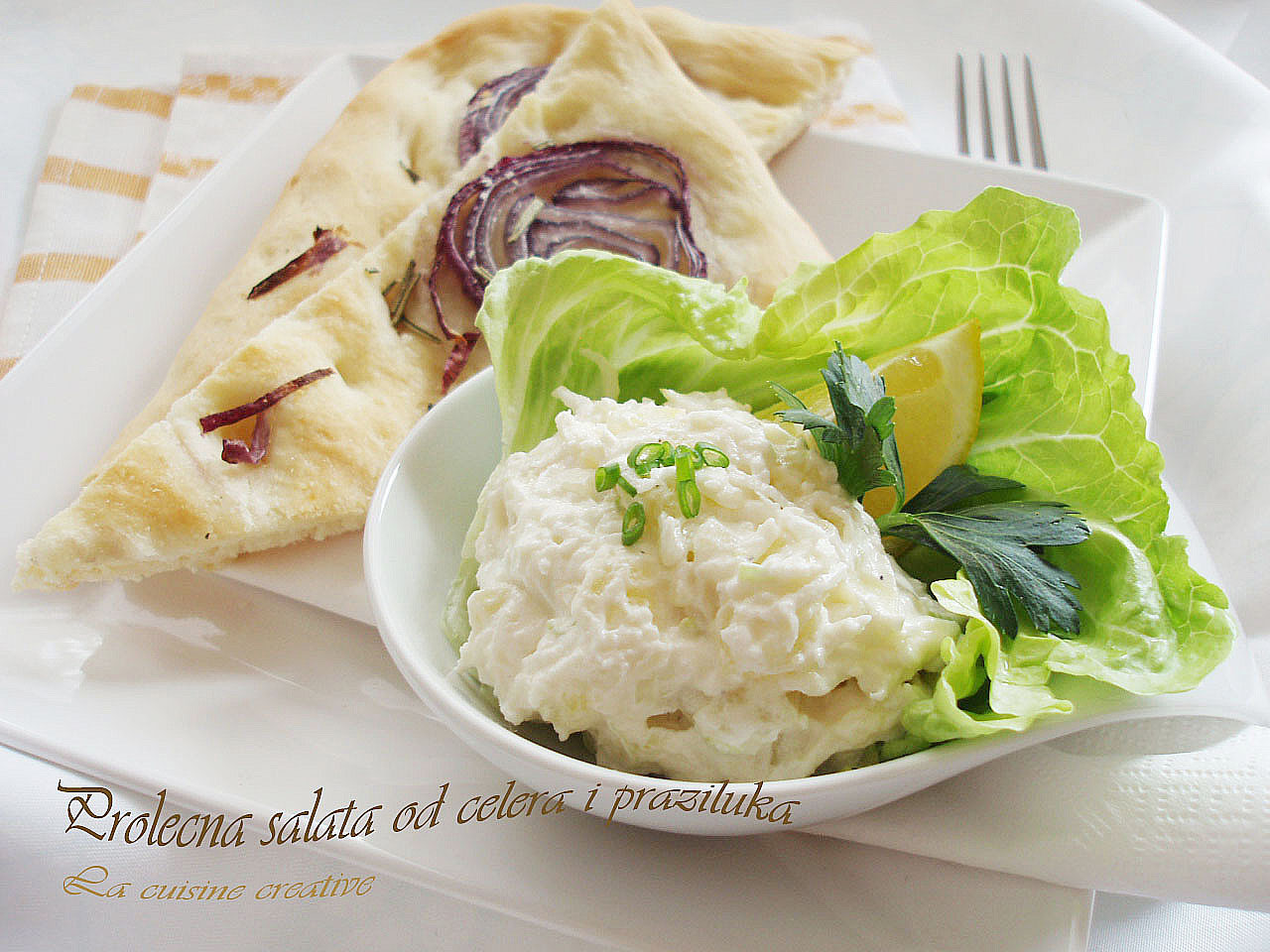 La cuisine creative: Prolecna salata od celera i praziluka