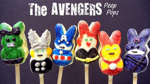 Sugar Swings! Serve Some: These Avengers Popsicles are so fun!