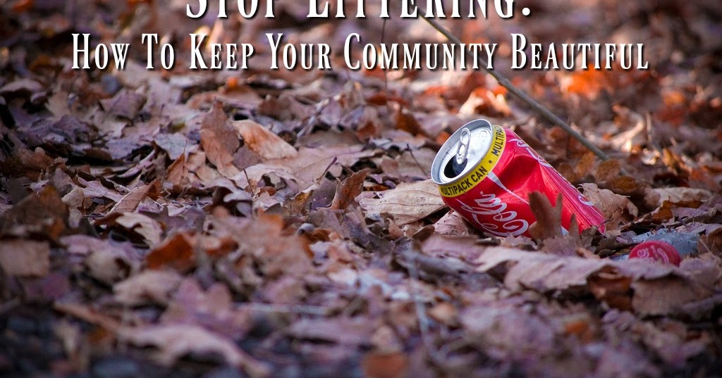 Stop Littering: How to Keep Your Community Beautiful