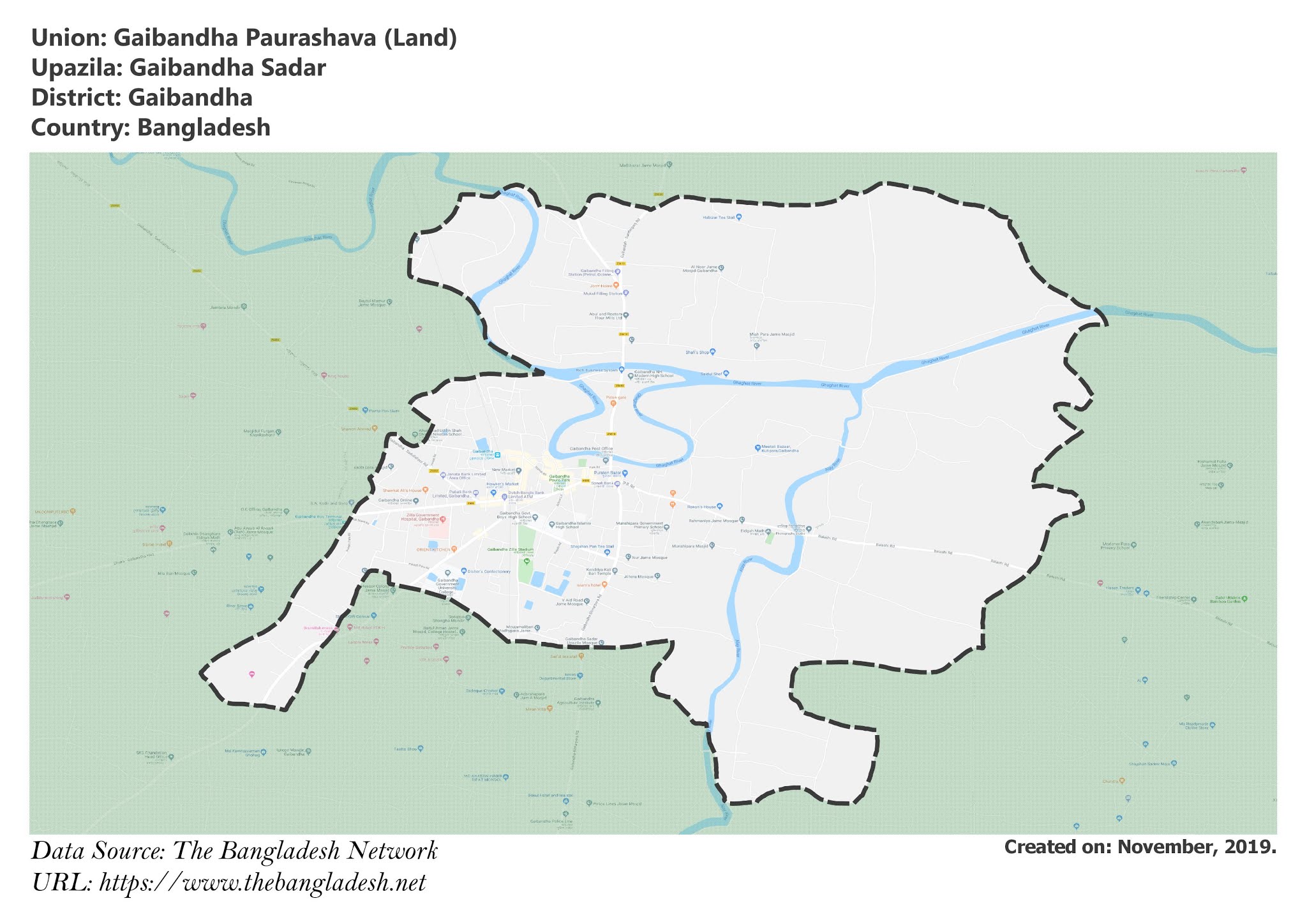 Gaibandha Paurashava, Gaibandha