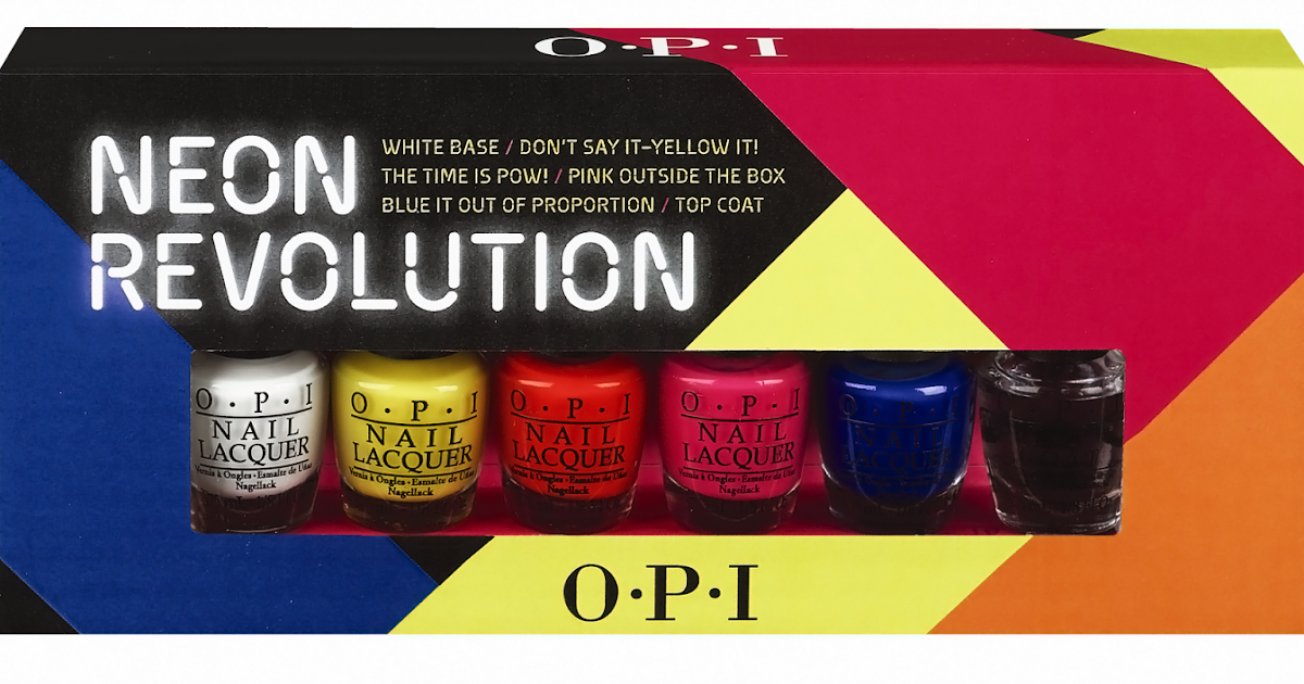 Chalkboard Nails News: OPI Neon Revolution (Limited Edition)