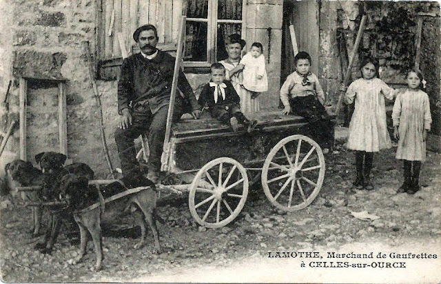 JRF: Carte postale : Joseph Lamothe marchand de gaufrettes à Celles-sur ...